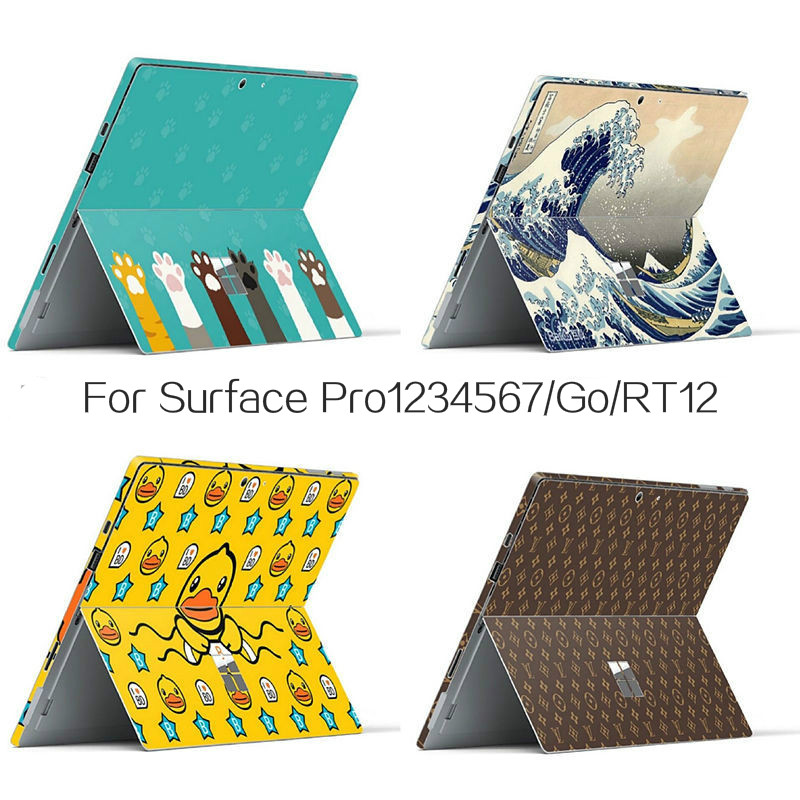 Cartoon Cute Stickers For Microsoft Surface Go RT 1 2 Pro123456 Vinyl ...