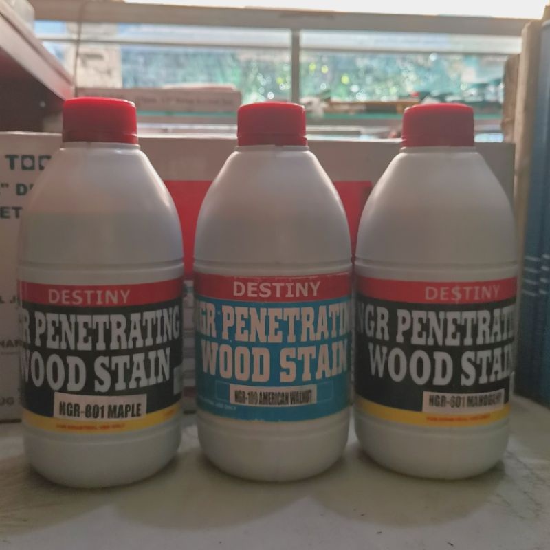 DESTINY NGR PENETRATING WOOD STAIN 1 LITER | Shopee Philippines