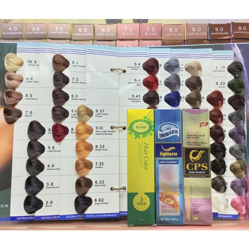 Colisi/Lightness/CPS Hair Color Cream Hair Dye Hair Care 100ml Part2 ...