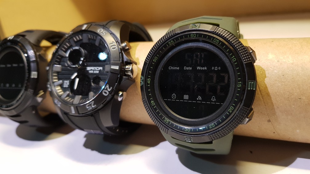 SANDA Waterproof Watch Chronograph Is Suitable for Men Women Fashion ...