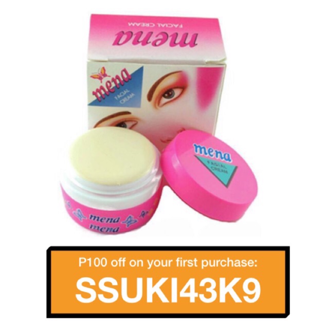 Mena Facial Cream 3g | Shopee Philippines