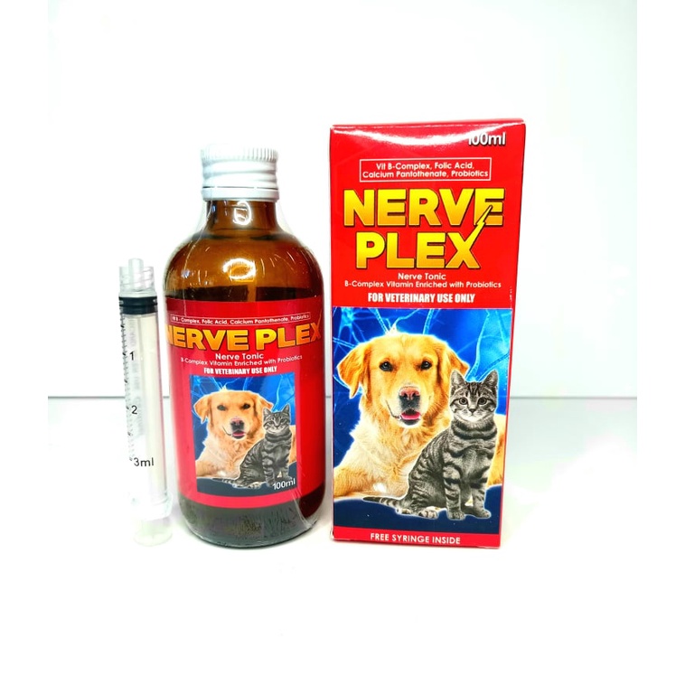 [VET SUPPORT] 1box 100ml Nerve Plex Vitamin Supplement For Dog&Cat ...