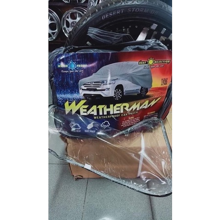 Weatherman Car Cover ( Waterproof and Heat resistant ) | Shopee Philippines