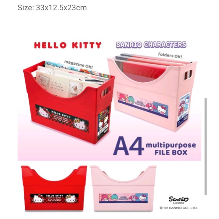 Hello Kitty A4 Multi-Purpose File Box | Shopee Philippines