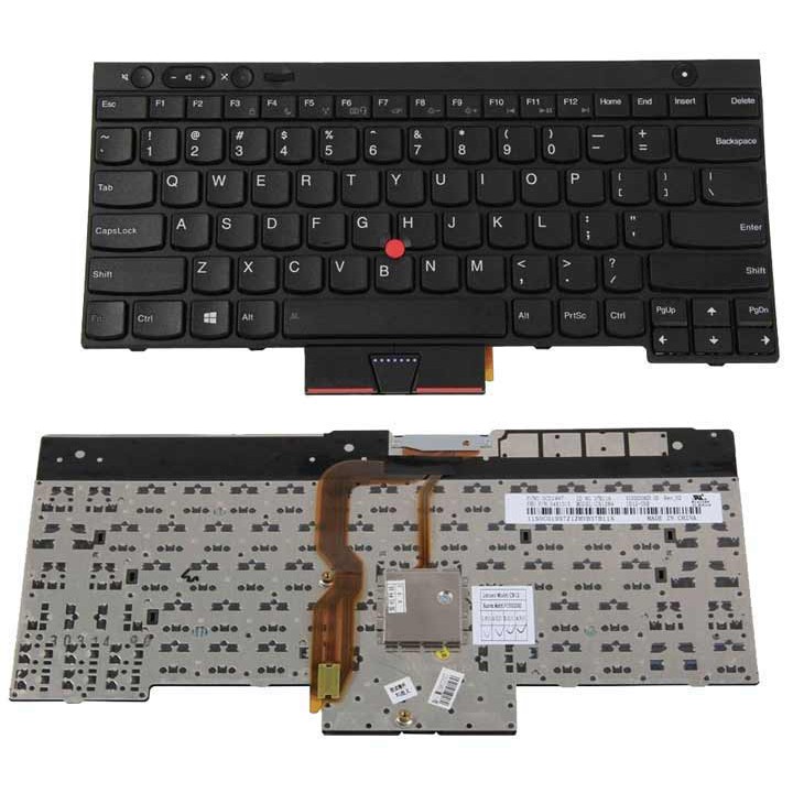 Laptop keyboard for Lenovo /IMB Thinkpad W530, X230, X230i | Shopee ...