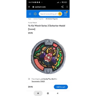 Kalibruhan :#62 Zerberker Original Watch Series 2 Yo-Kai Yokai Medal ...