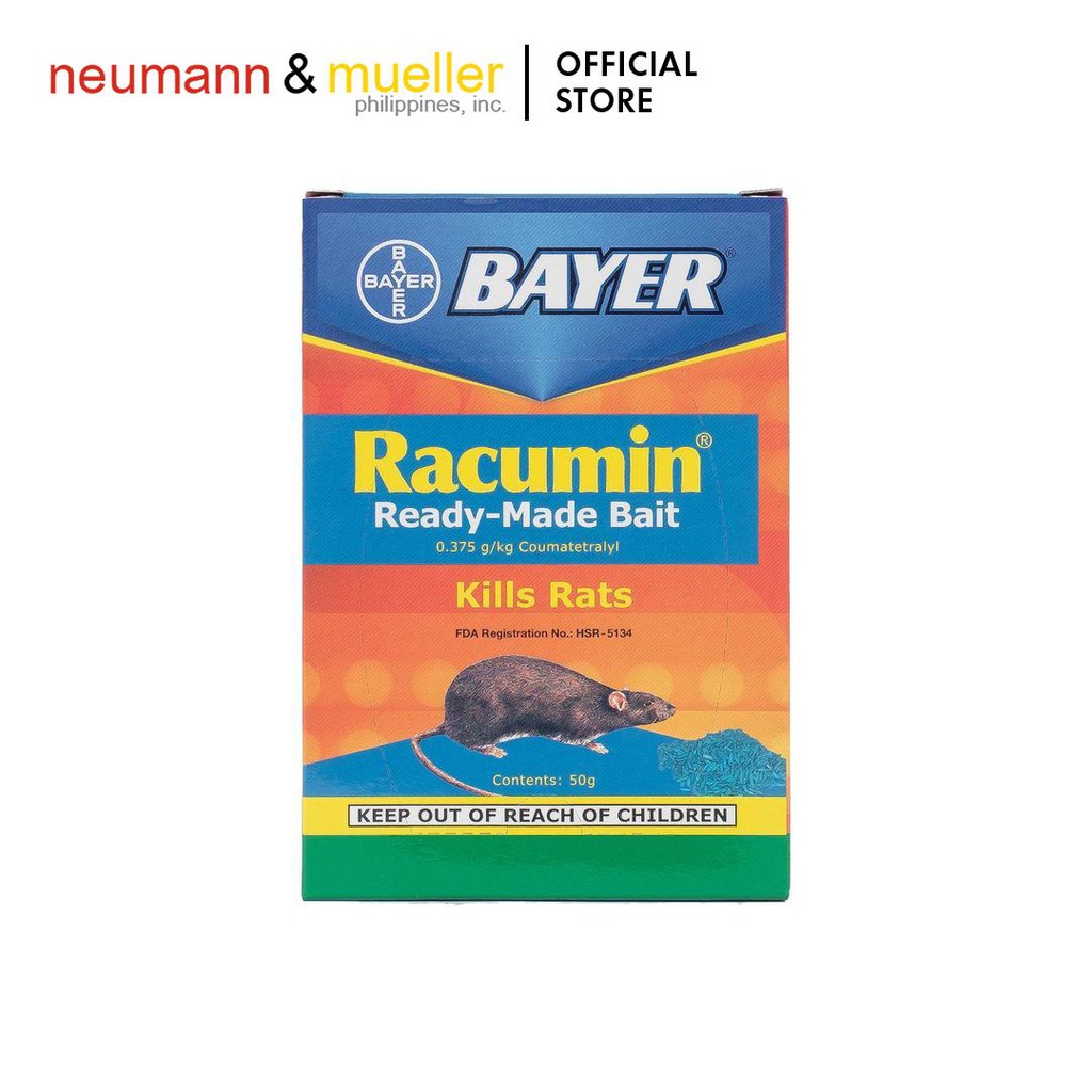 Bayer Racumin Ready-Made Bait Rat Killer (50g) | Shopee Philippines