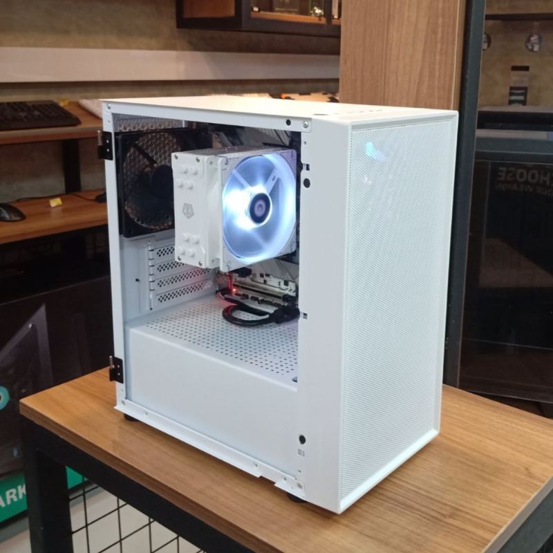 AMD White PC Build Ryzen 5 5600G / Ryzen 7 5700G w/ X570 Motherboard ...