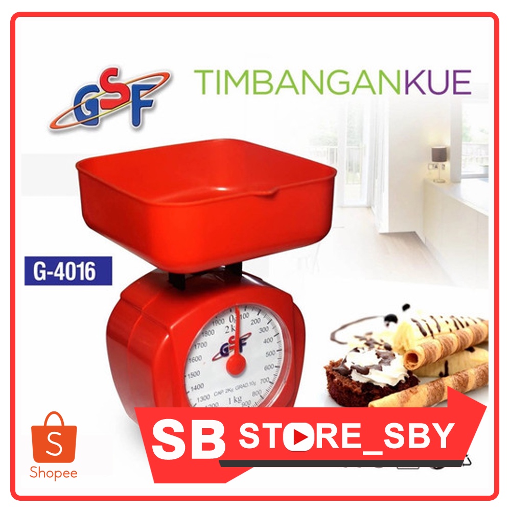 Gsf Analog / Manual Multipurpose Cake Scales Capacity 2 KG GSF 4016 | Shopee Philippines
