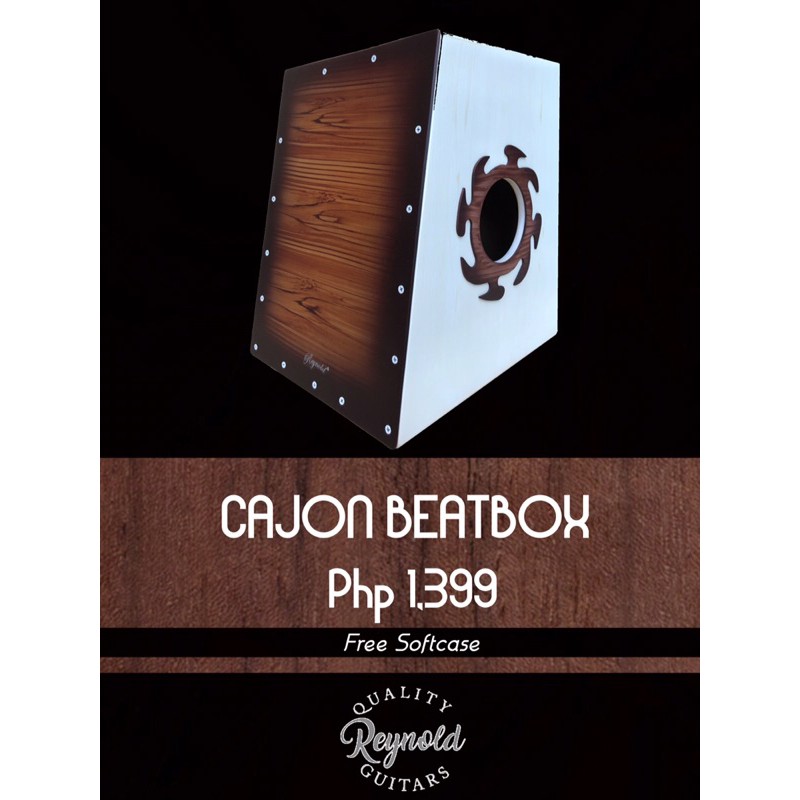 Reynold Classic White Percussion Beatbox/Cajon | Shopee Philippines