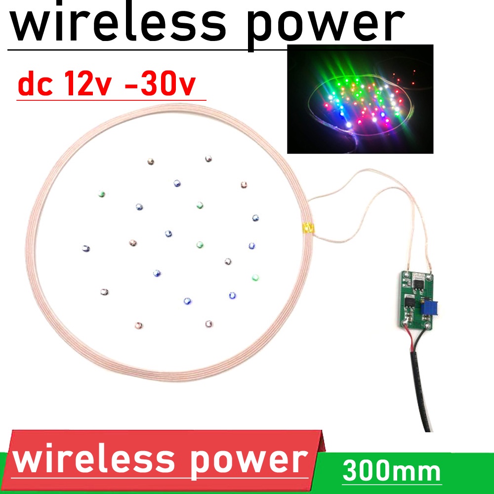 DC 12V 24V 300mm long distance Wireless Power Charging Module Coil ...