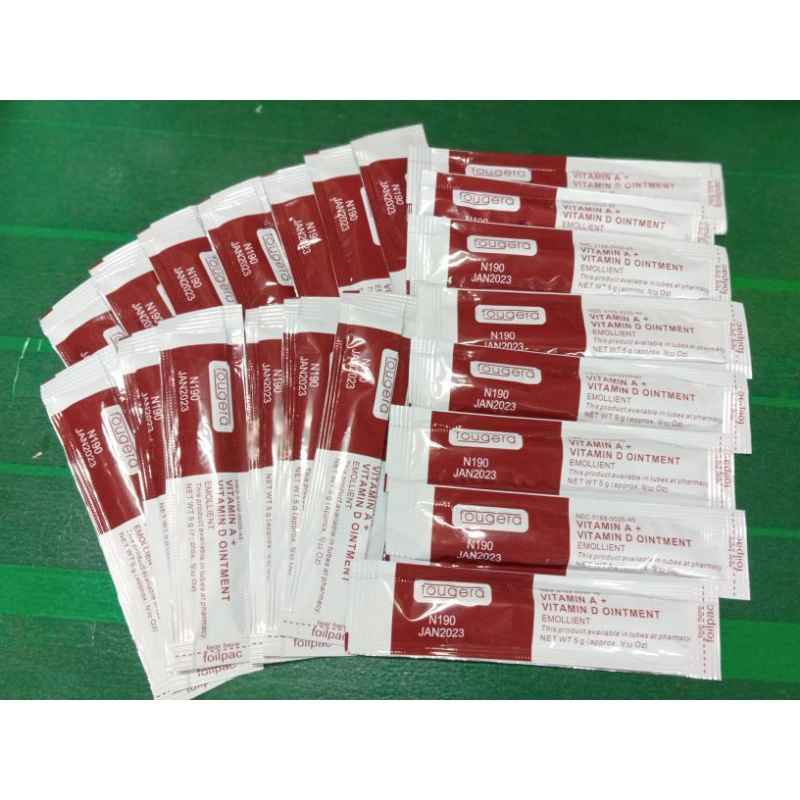fougera vitamin A&D TATTOO AFTERCARE 15pesos 1pcs | Shopee Philippines