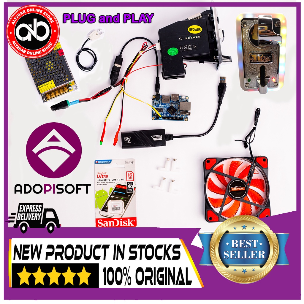 Adopisoft LITE | DIY | Custom wire | Piso Wifi | KIT Orange pi one ...