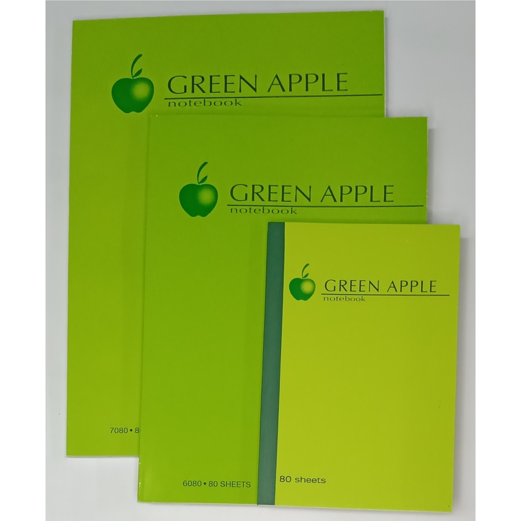 GREEN APPLE Notebook - Padded (Sold per piece) | Shopee Philippines