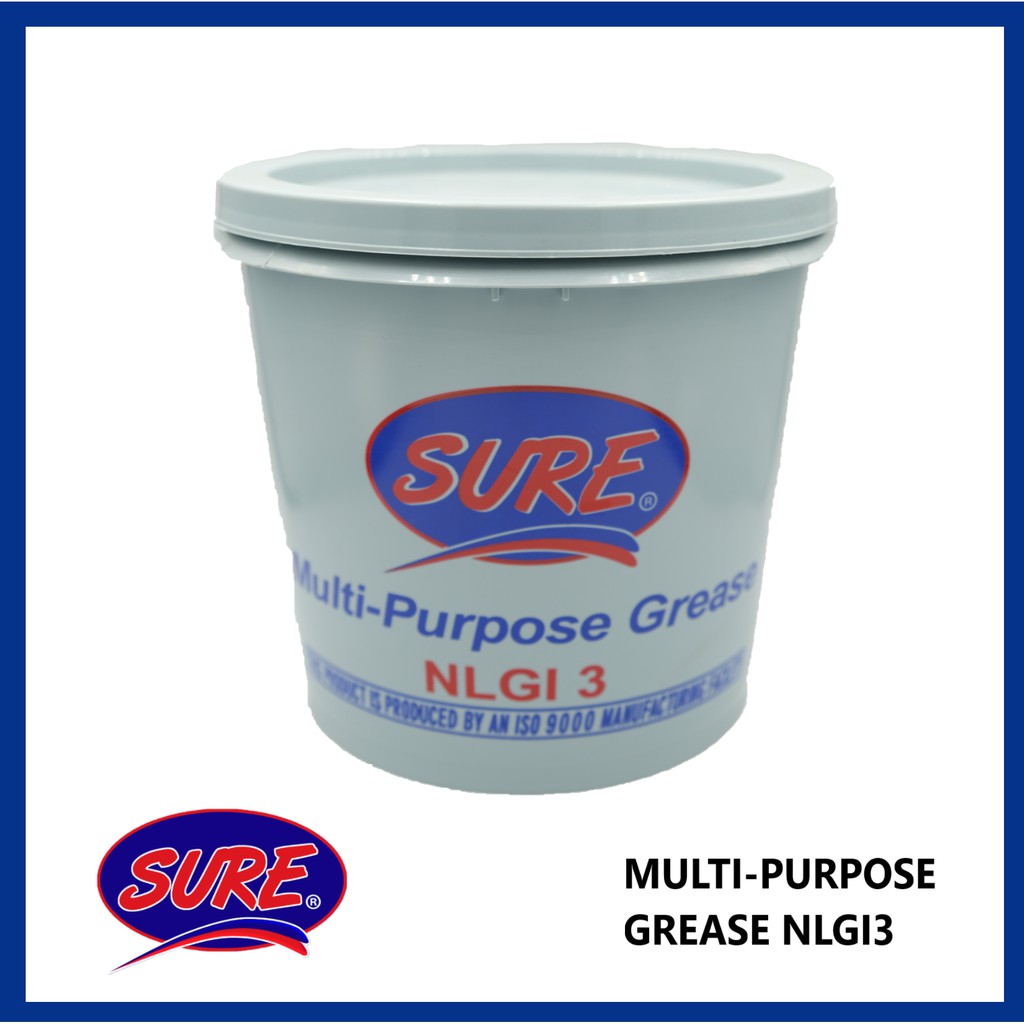 Sure Multi-Purpose Grease NLGI 3 2KG Original Authentic | Shopee ...