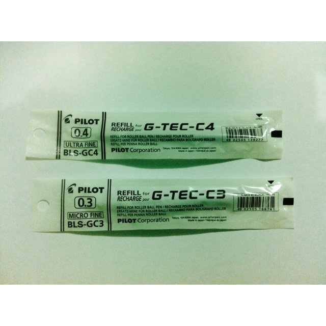 Pilot G-Tec Refill C3 and C4 | Shopee Philippines