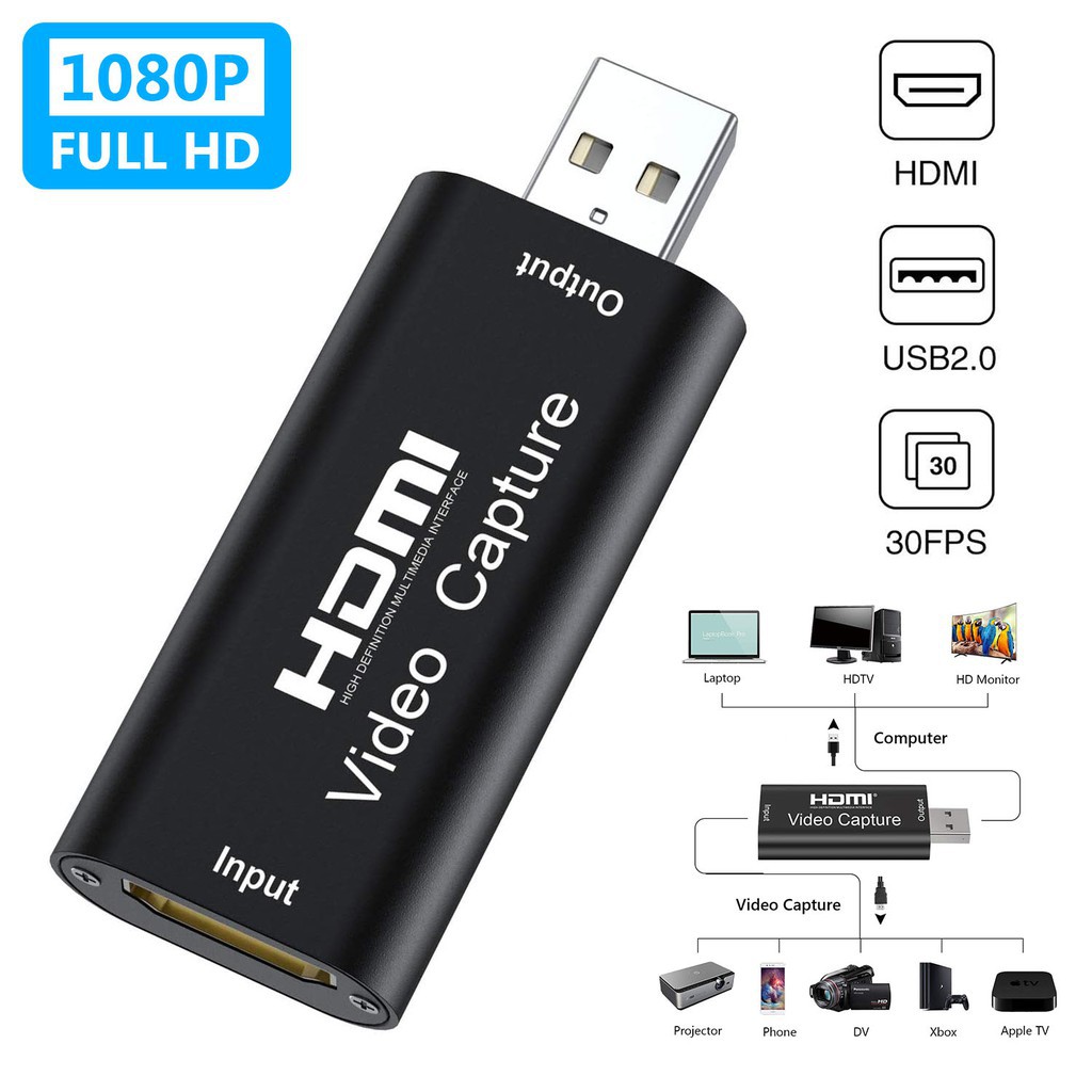 YOUBO 4K 1080P Full HD HDMI to USB 2.0 Video Capture Card for Phone ...