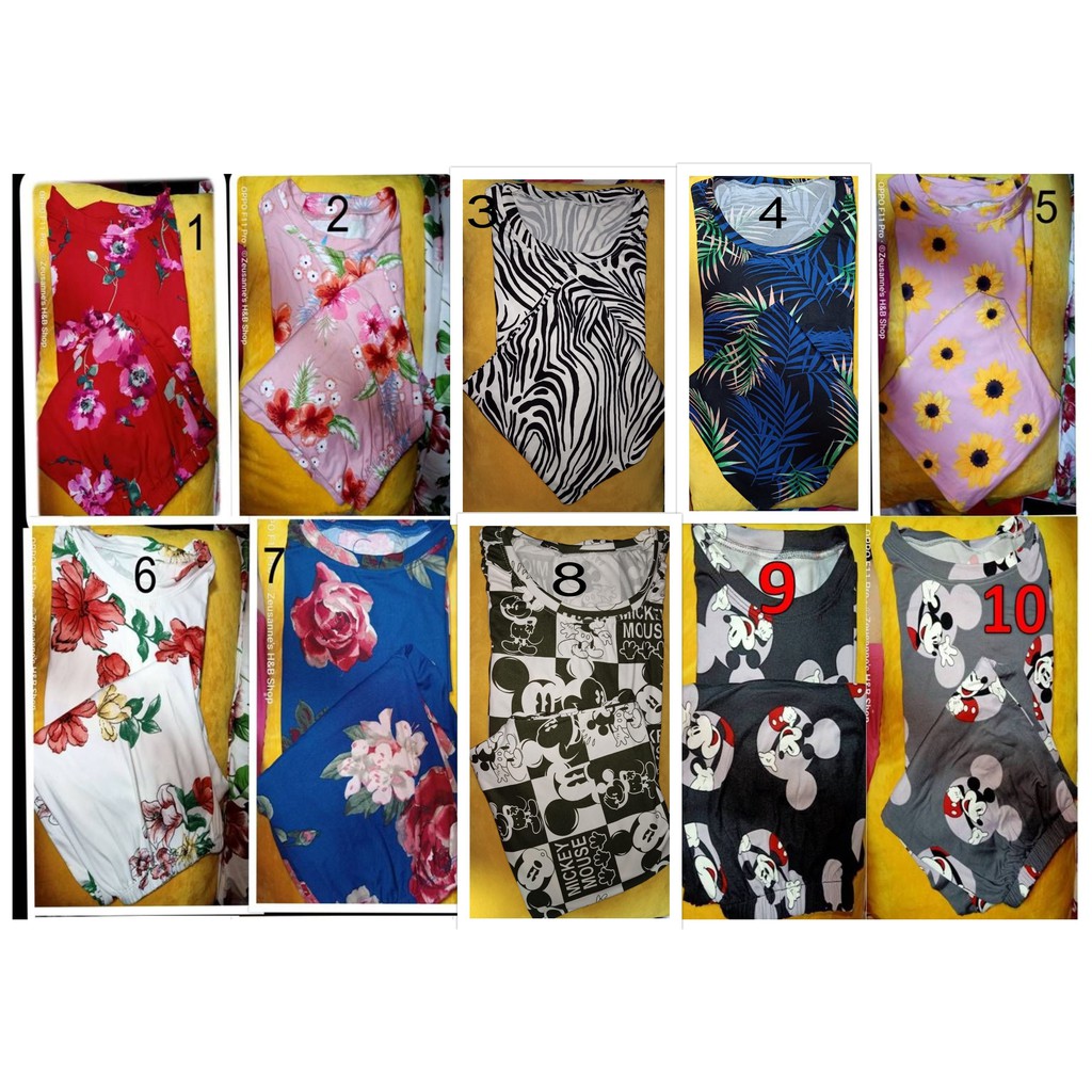 ADULT PAJAMA SET (SLEEPWEAR) | Shopee Philippines