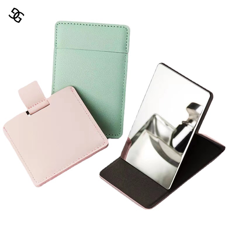 New Style Portable Foldable Stainless Steel Makeup Mirror Unbreakable ...