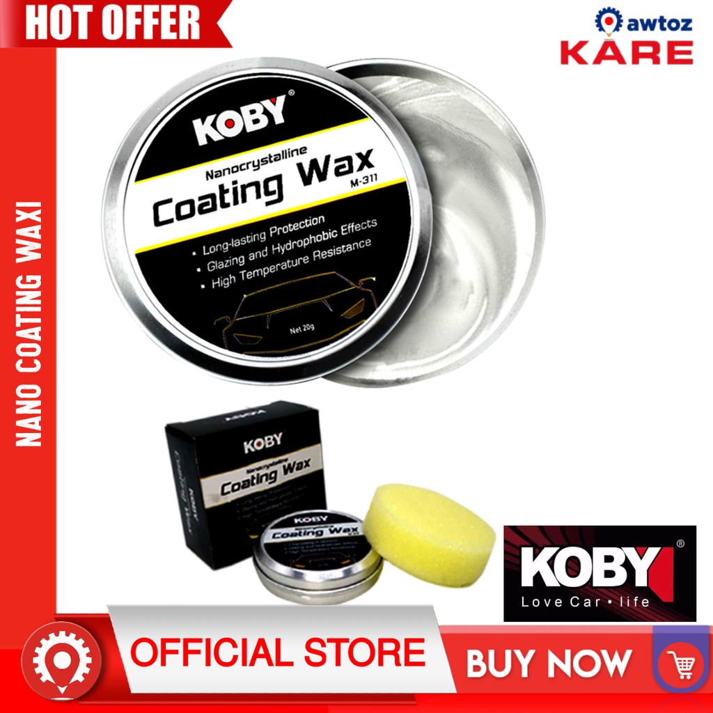 KOBY Nano Crystalline Coating Wax 20g | Shopee Philippines