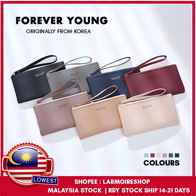 Korean Forever Young Women Small Coin Purse & Pouches Wallet | Shopee ...