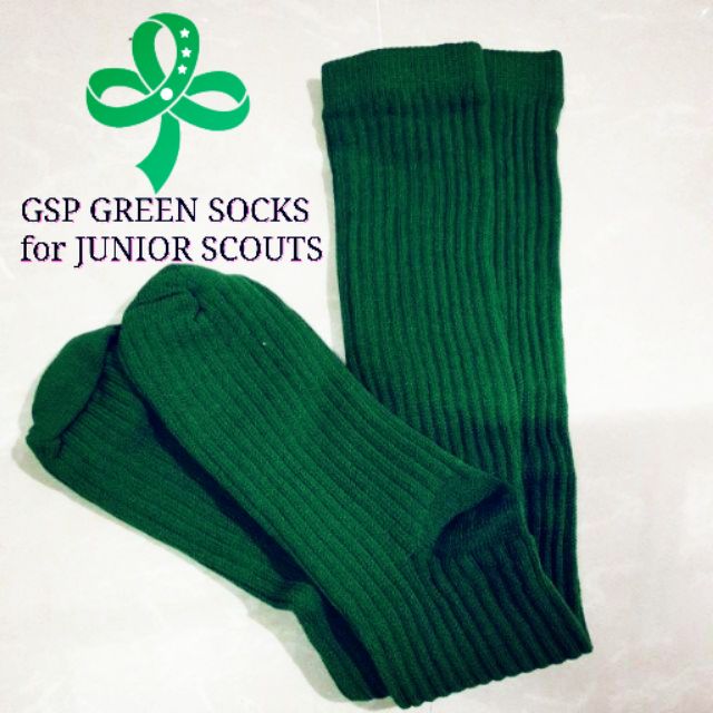 GREEN SOCKS for JUNIOR GSP | Shopee Philippines
