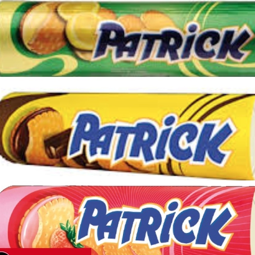 Patrick Choco Cream/Cream de Fresa Filled Biscuits 500g | Shopee ...