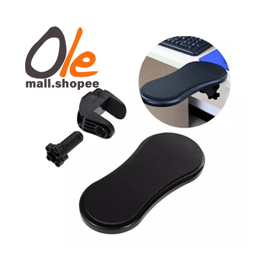 Desk Attachable Computer Table Arm Support Mouse Pads Arm Wrist Rests ...