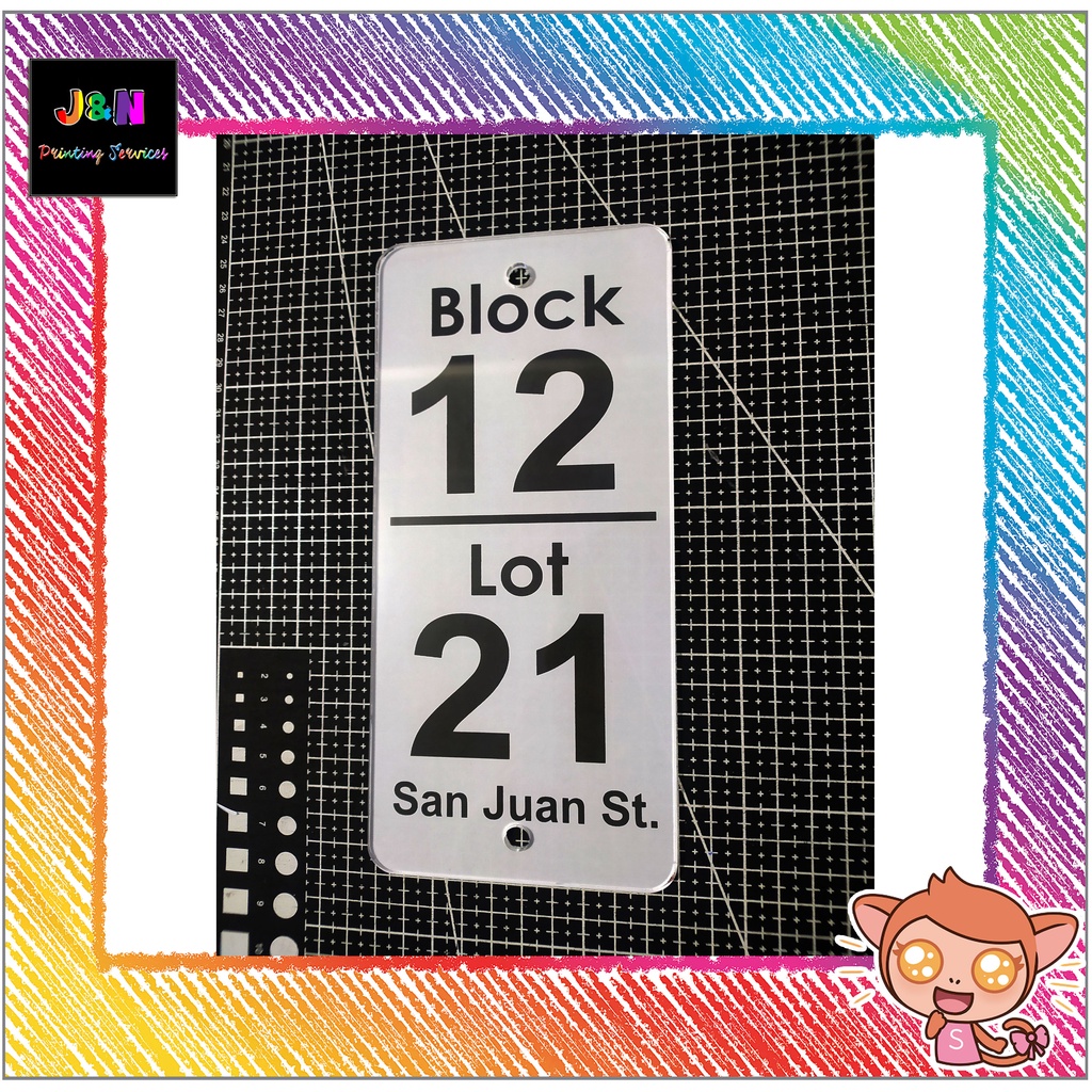 Personalized House Plate / House Address | Shopee Philippines