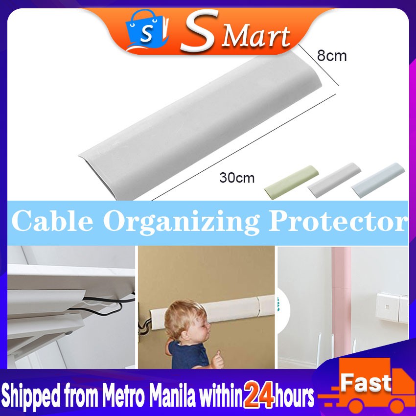 Cable Storage Box Wall Cable Cover Flat Screen TVCord Wire Hide Cable ...