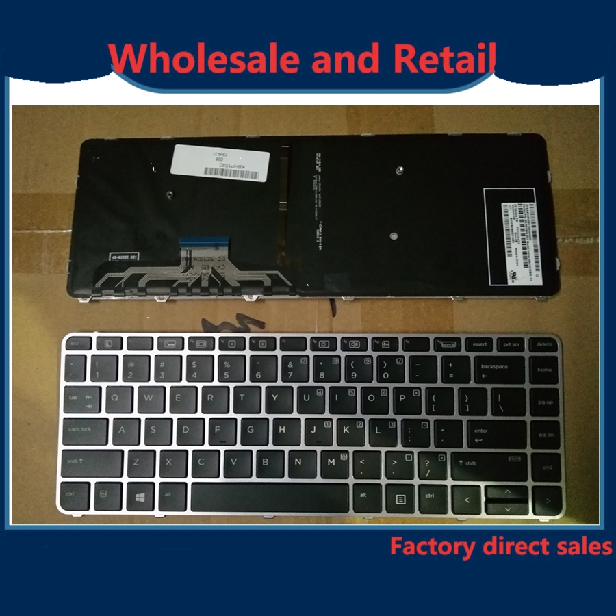 HP Elitebook 1040 G3 Laptop Keyboard with Backlit Silver Frame | Shopee ...