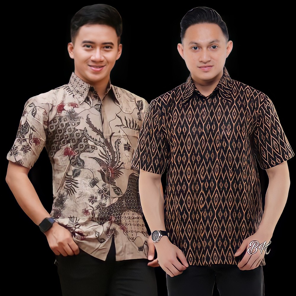 Batik Shirt Clothes Men BATIK Shirt Men Clothes BATIK JUMBO Uniform ...
