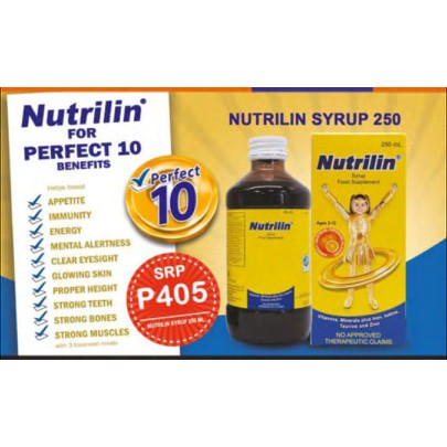 Nutrilin Syrup Multivitamins | Shopee Philippines