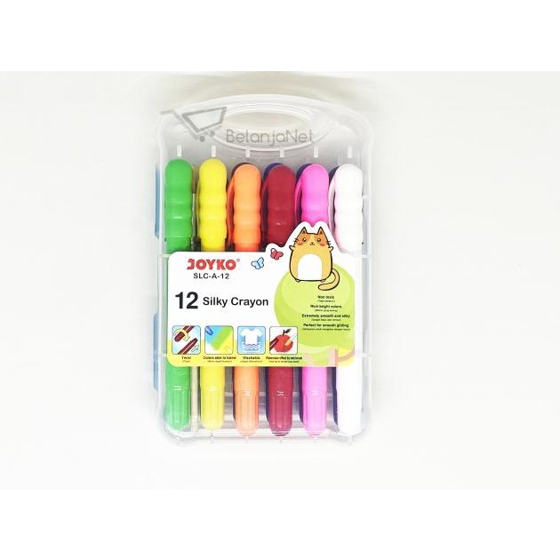 Silky Crayon | Joyko SLC-A-12 Smooth Crayons Color Color | Shopee ...