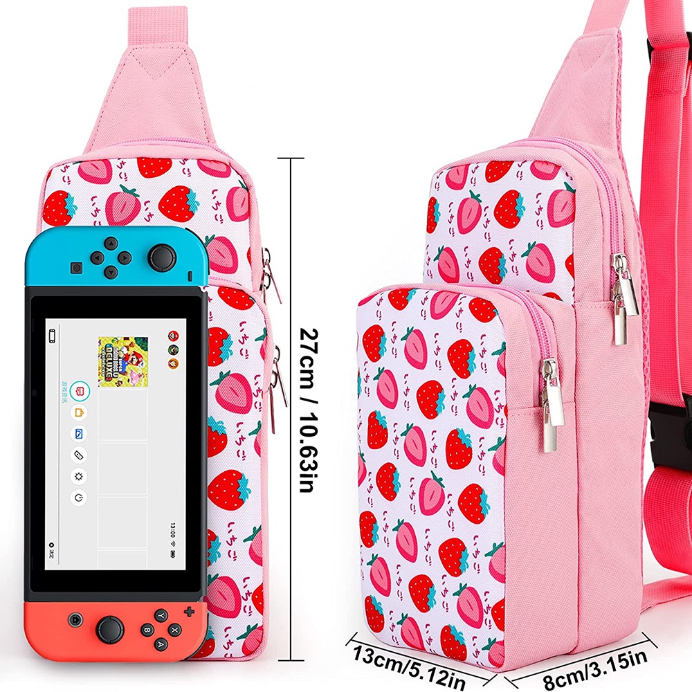 Kawaii Travel Bag for Nintendo Switch OLED Lite Portable Shoulder ...