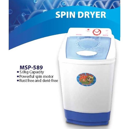Micromatic Spin Dryer 5 kg MSP-589 | Shopee Philippines