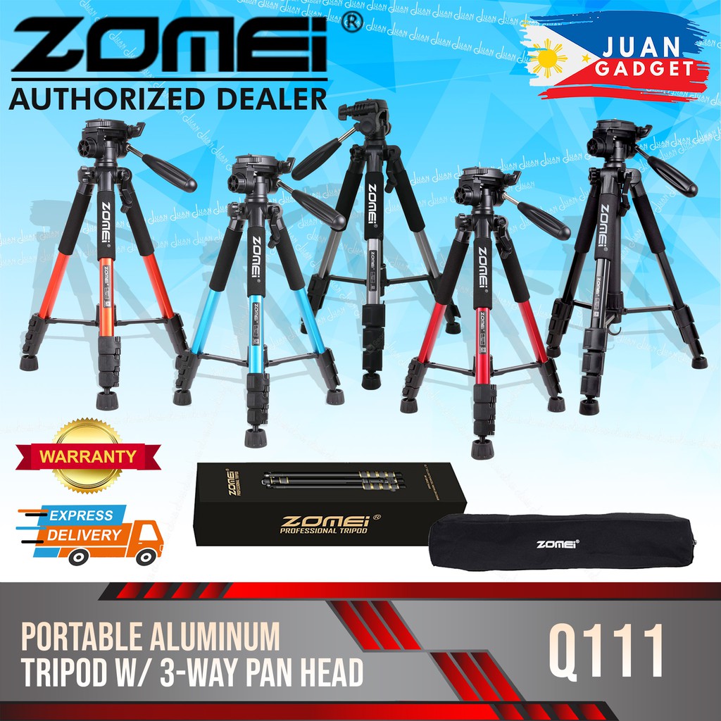 Zomei Q111 Professional Aluminum Lightweight Compact Travel Portable ...