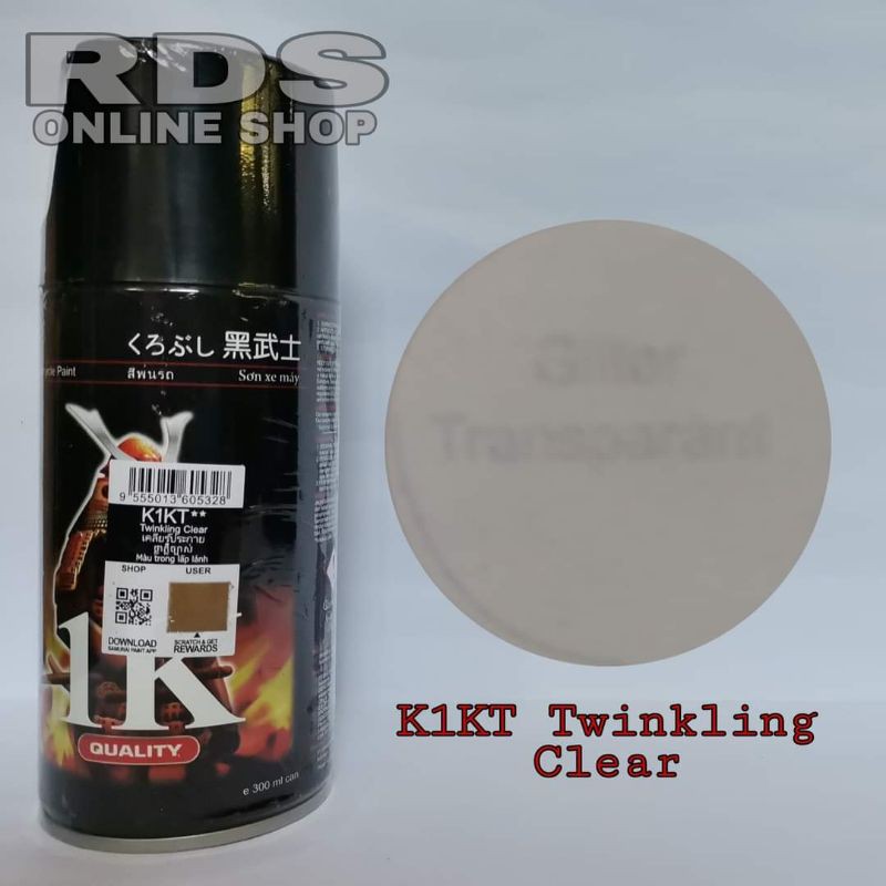 Samurai spray paint twinkling clear | Shopee Philippines