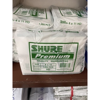 1000pcs SHURE 8x11 Plastic Labo (For One Kilo) | Shopee Philippines