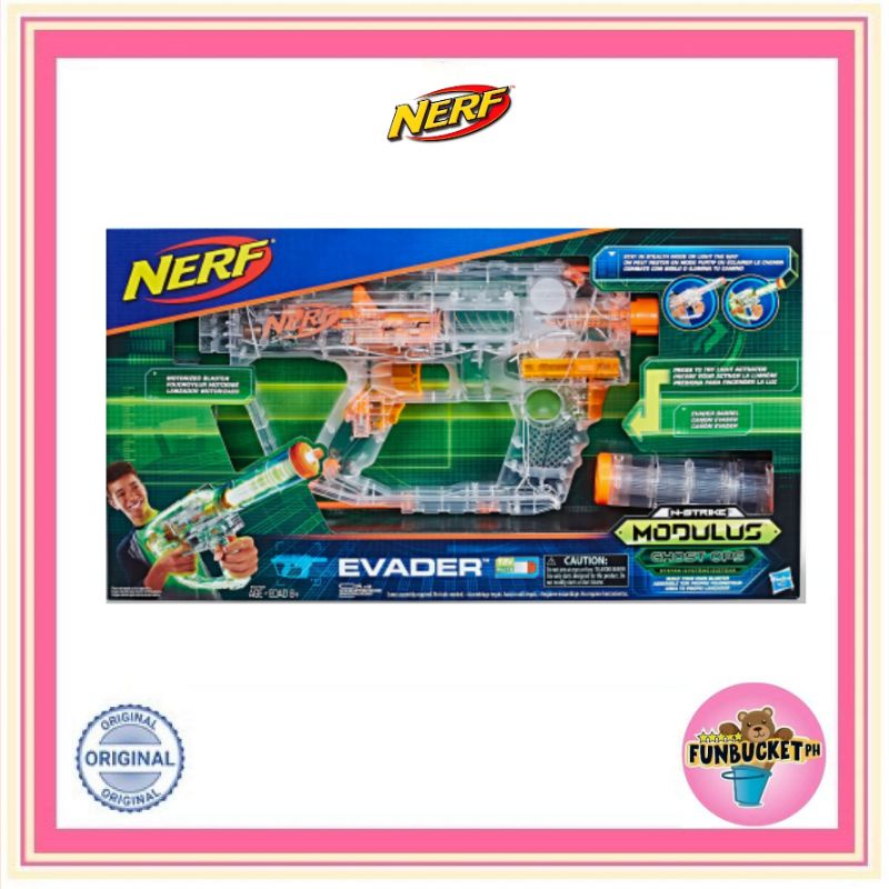 Original NERF Modulus Ghost Ops Evader | Shopee Philippines