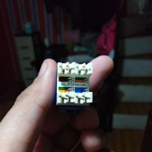 AMP CAT6 IO JACK Keystone or Modular Jack | Shopee Philippines