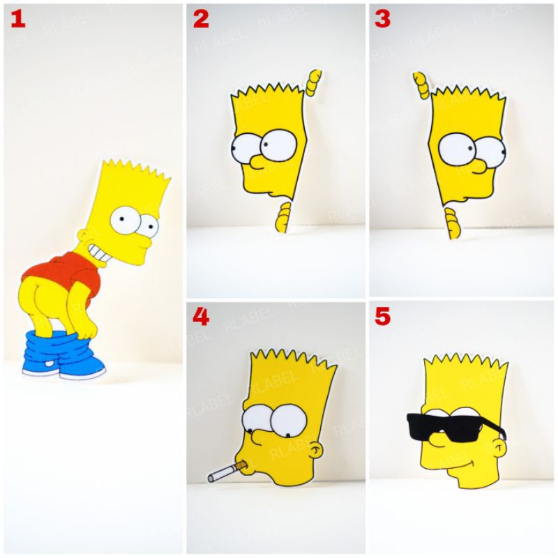 Bart Simpson Motorcycle Stickers | Reviewmotors.co
