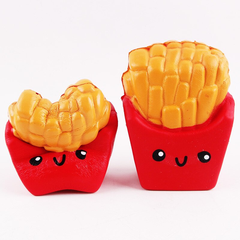 French Fries Squishy Fidget Toys Pack Squishies Anti-stress set Kawaii ...