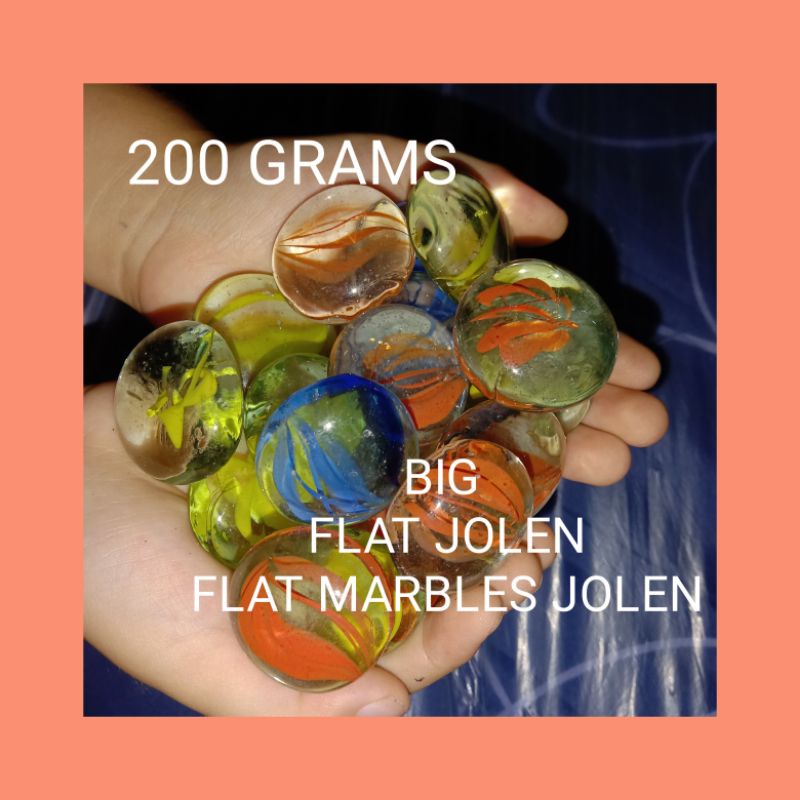 BIG FLAT JOLEN | FLAT MARBLE JOLEN | Shopee Philippines