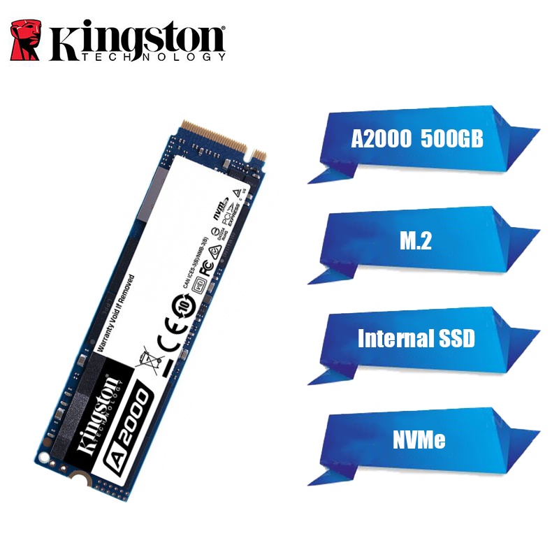 Kingston 500GB A2000 NVMe PCIe SSD Disco SSD Internal Solid State Drive ...