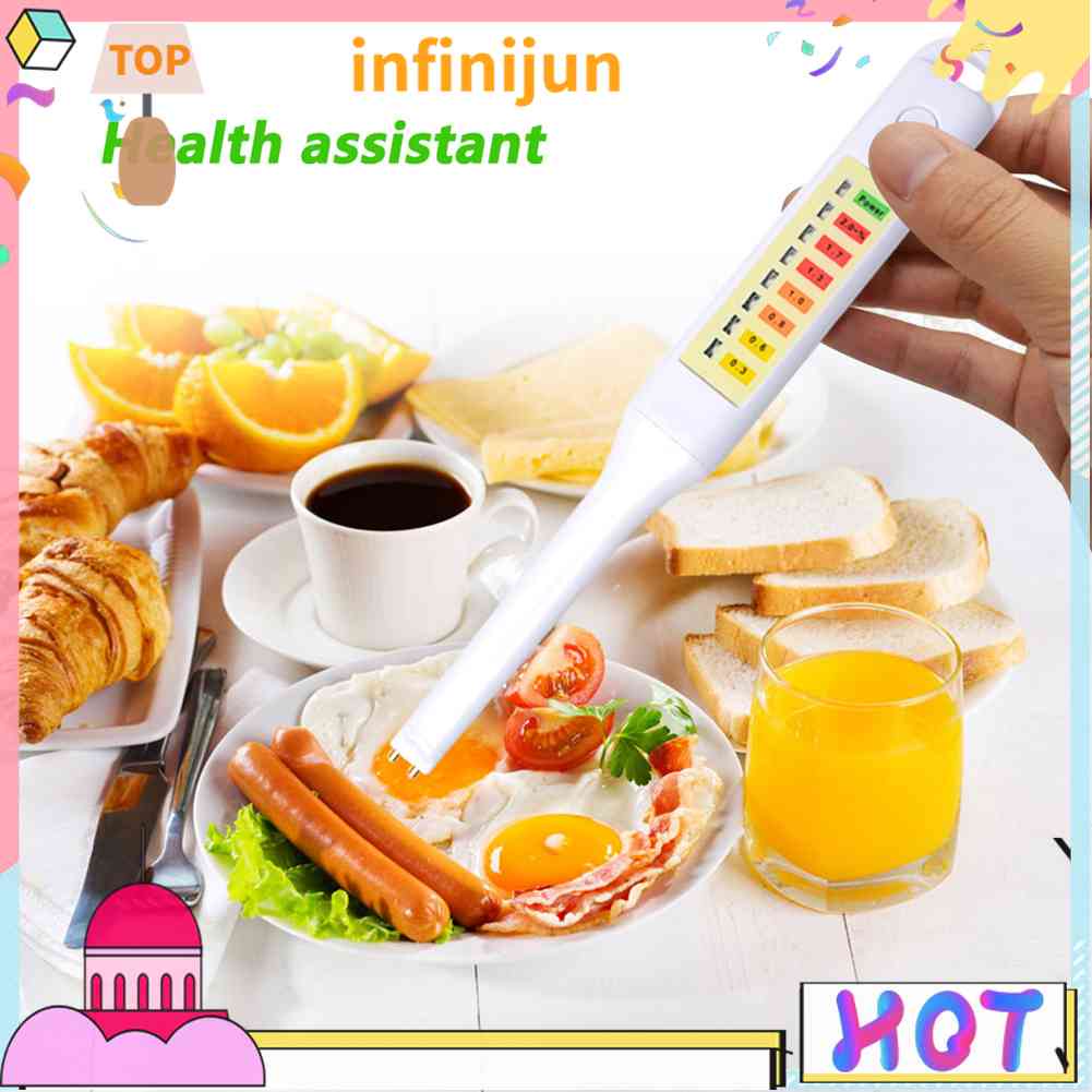 Electronic Food Salinity Tester Pen LED Indicator Salt Concentration ...