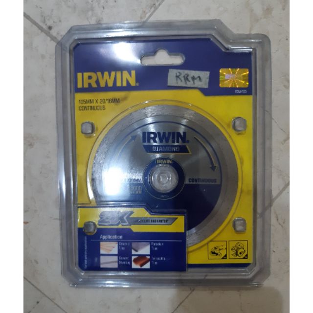 Irwin Diamond Disc 4" Original Non-Segmented Continuous Turbo Cutting ...