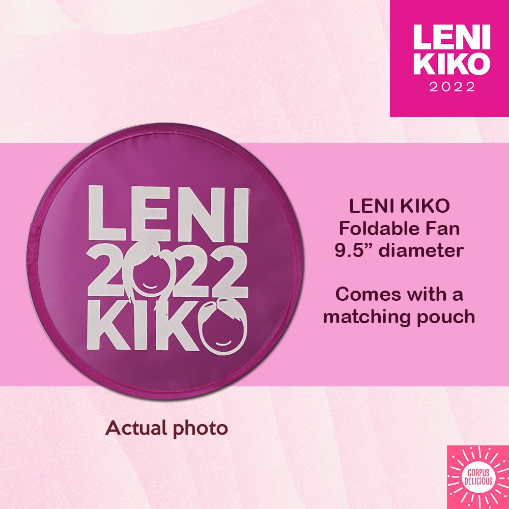Leni 2022 Kiko Campaign Fan Pamaypay AC(K | Shopee Philippines