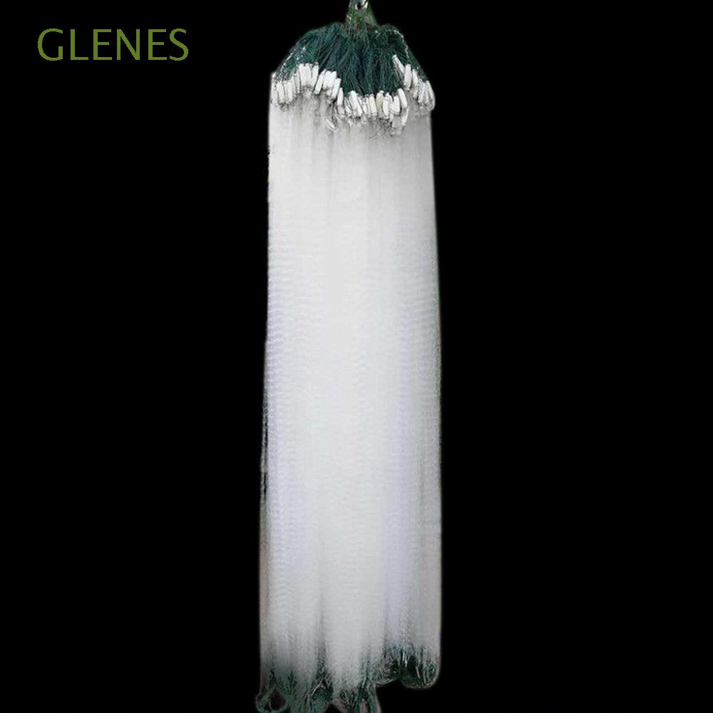 GLENES 1Pc Fishing Net Hand Casting Network Fishnet Single Mesh Nylon ...