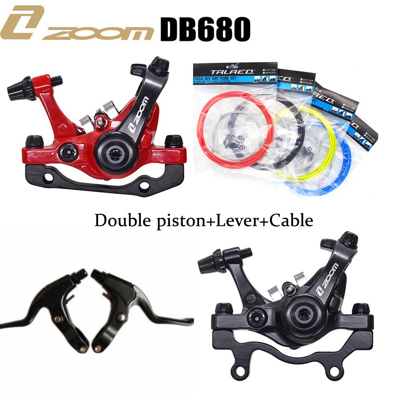 ZOOM Mechanical brake DB680 Aluminum Alloy MTB Disc Brake Mountain Road ...